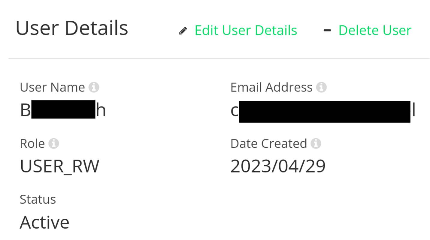Change User Details and User Role - Sellstart